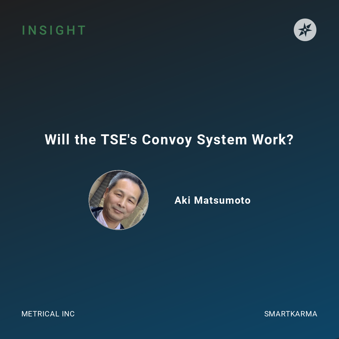 Will the TSE's Convoy System Work? - Metrical Inc