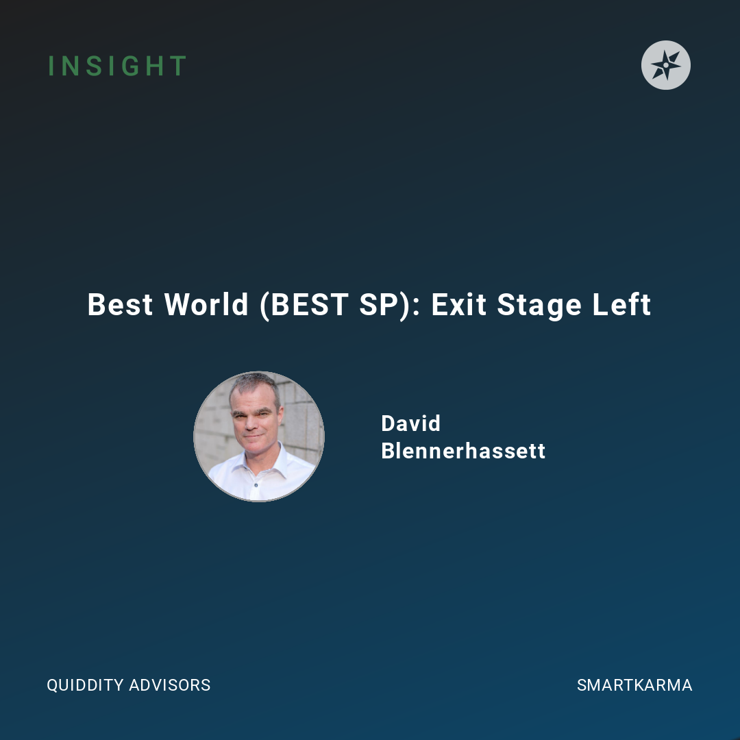 Best World (BEST SP): Exit Stage Left - David Blennerhassett