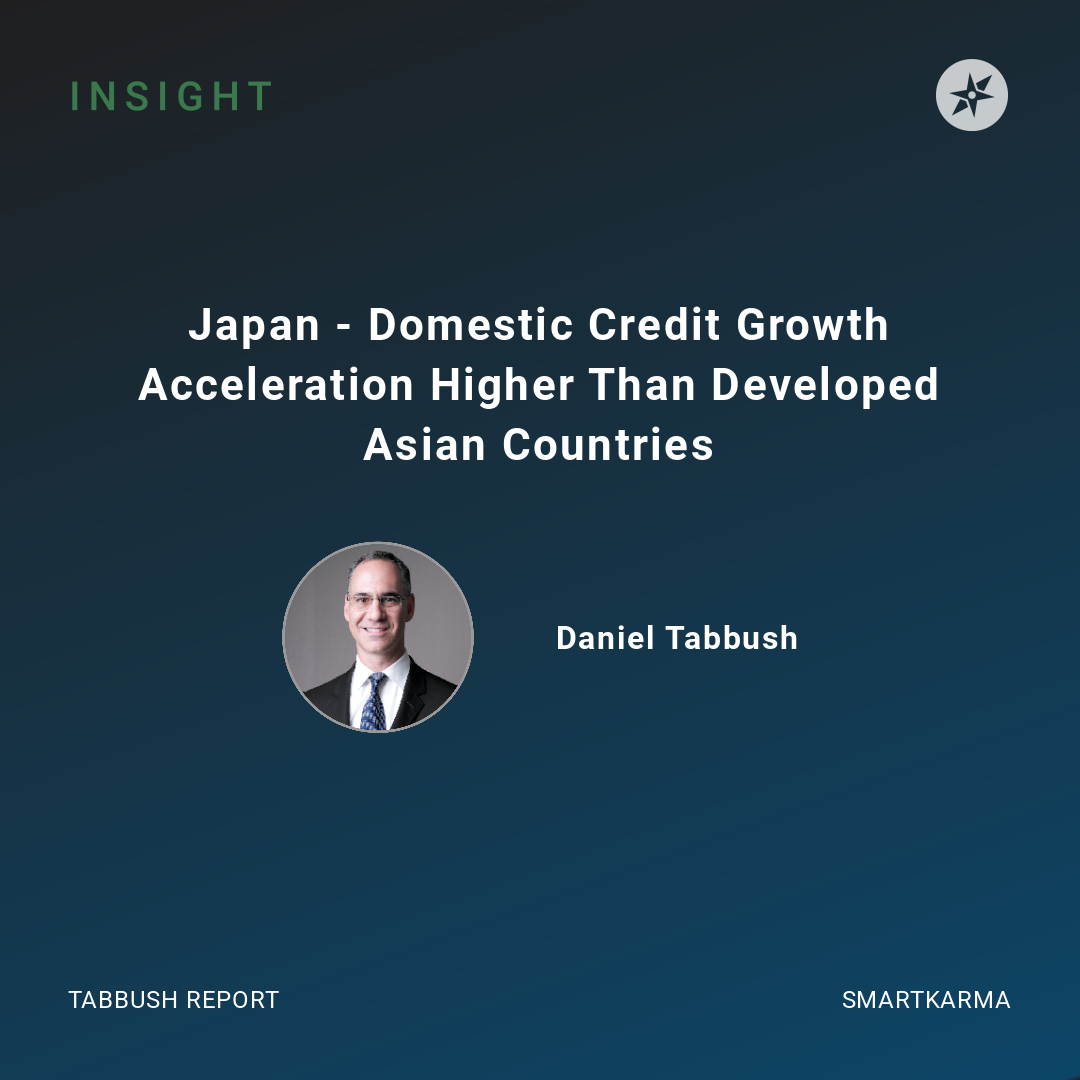 Japan Domestic Credit Growth Acceleration Higher Than Developed Asian japan-domestic-credit-growth-acceleration-higher-than-developed-asian