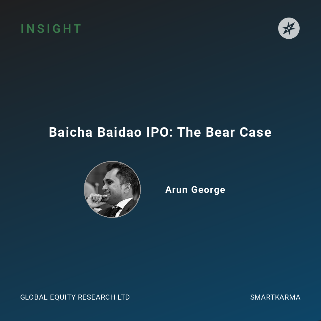 Baicha Baidao IPO: The Bear Case - Arun George