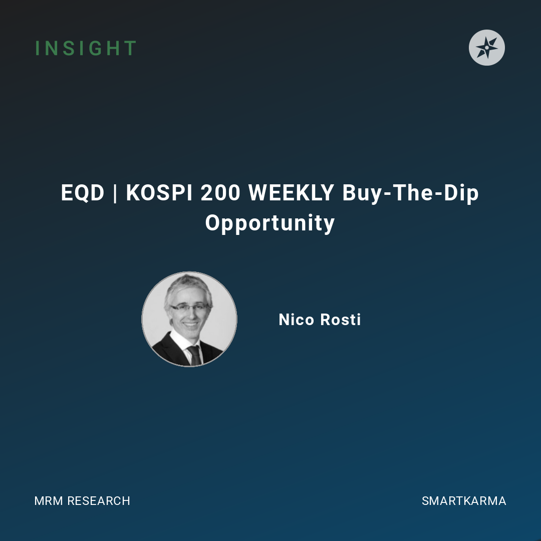 EQD | KOSPI 200 WEEKLY Buy-The-Dip Opportunity - Nico Rosti