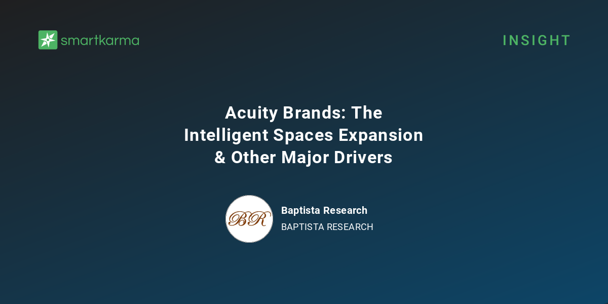 Acuity Brands: The Intelligent Spaces Expansion & Other Major Drivers ...