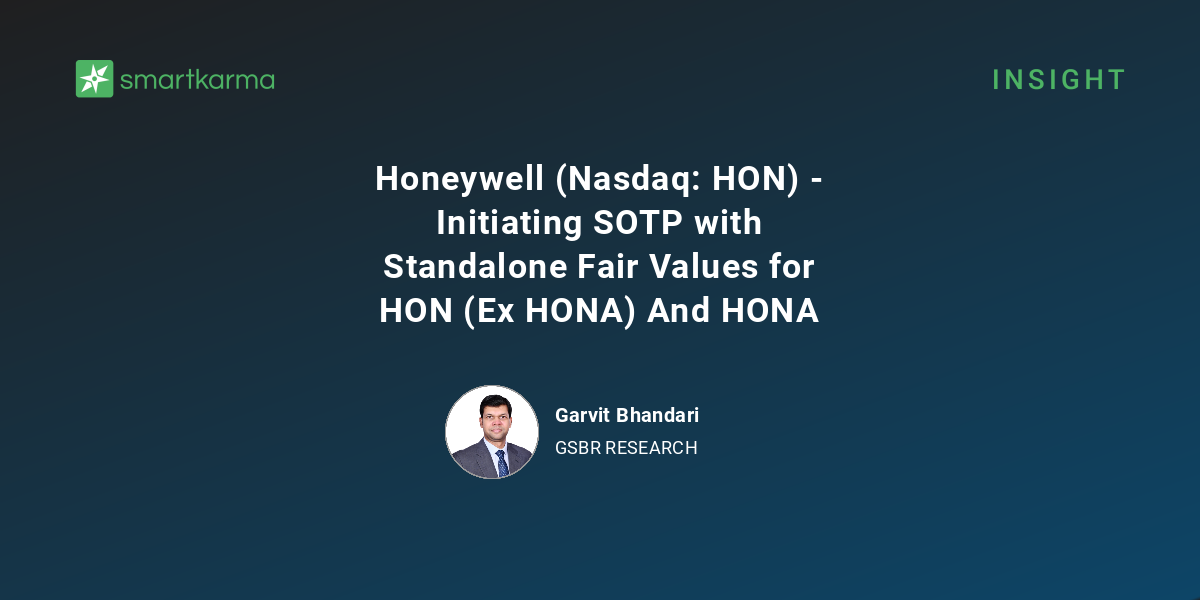 Honeywell (Nasdaq: HON) - Initiating SOTP with Standalone Fair Values ...