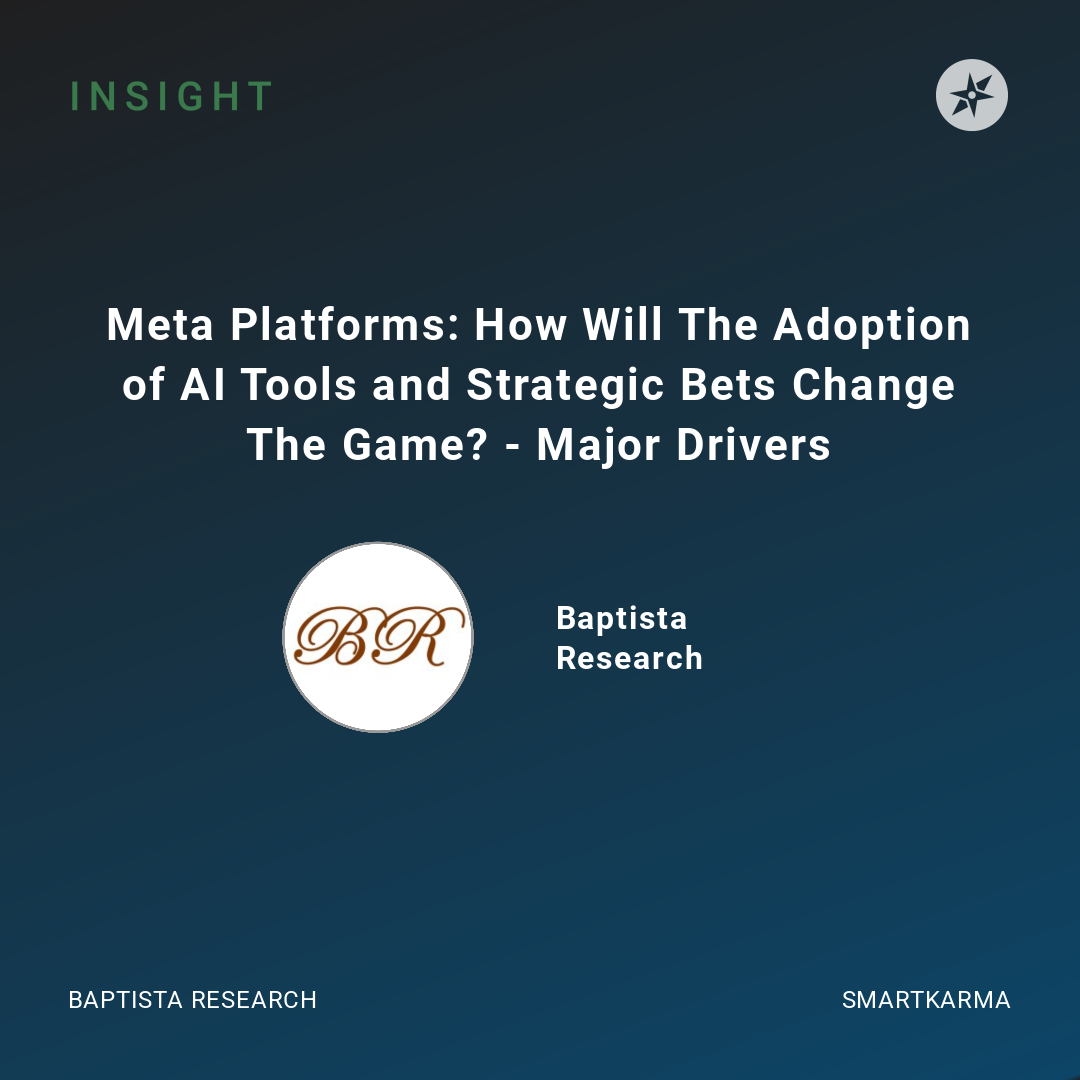 Meta Platforms: How Will The Adoption of AI Tools and Strategic Bets ...