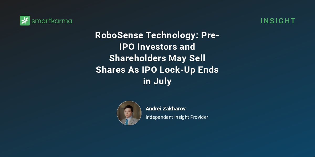RoboSense Technology: Pre-IPO Investors and Shareholders May Sell Shares As IPO Lock-Up Ends in ...