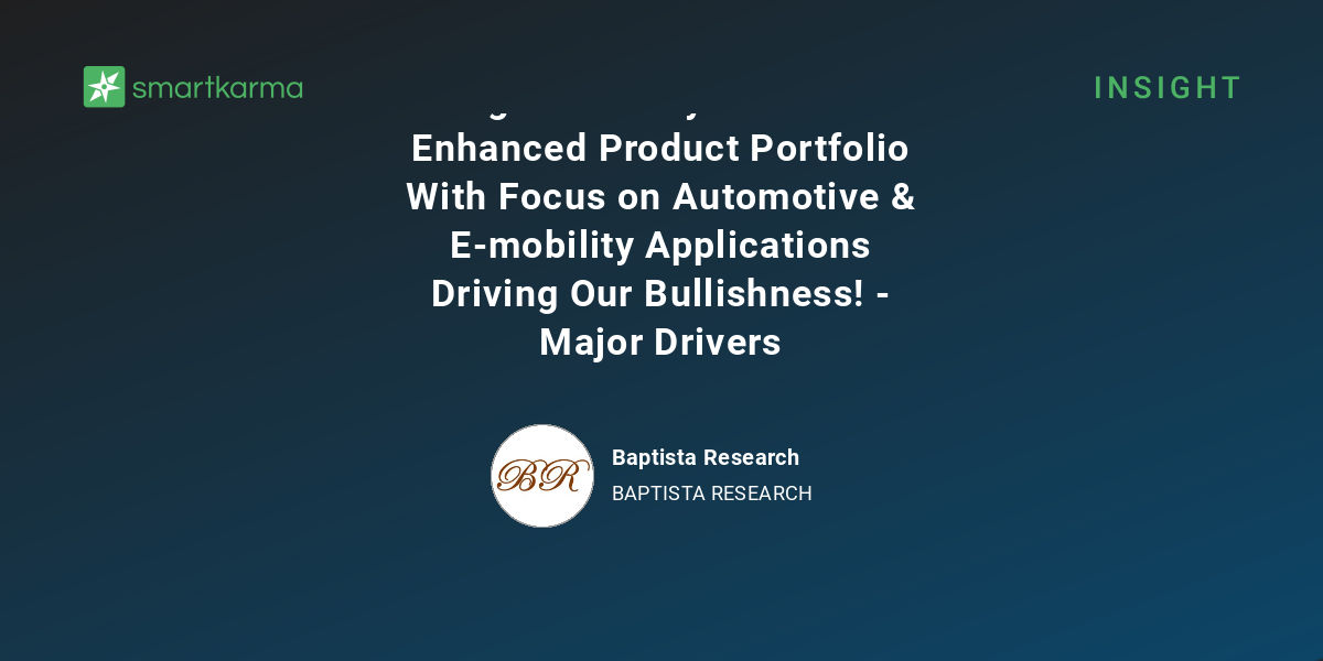 Allegro Microsystems Inc Enhanced Product Portfolio With Focus On Automotive And E Mobility